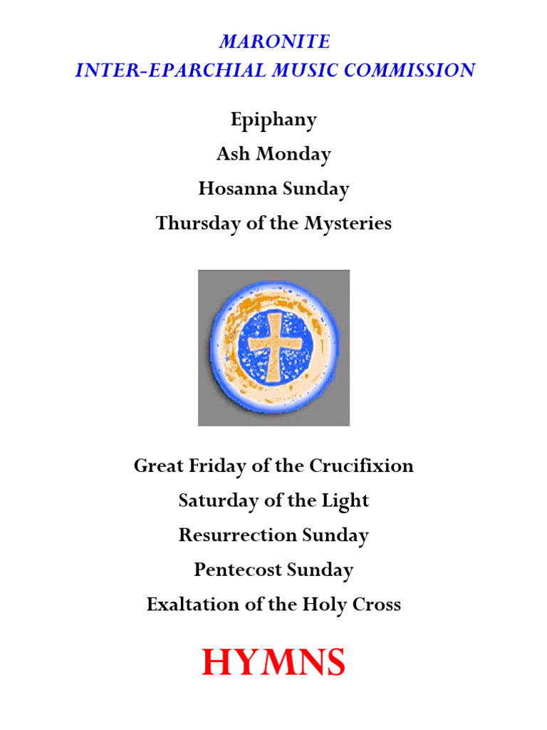 Liturgical RItes 2016 HYMNS | PDF