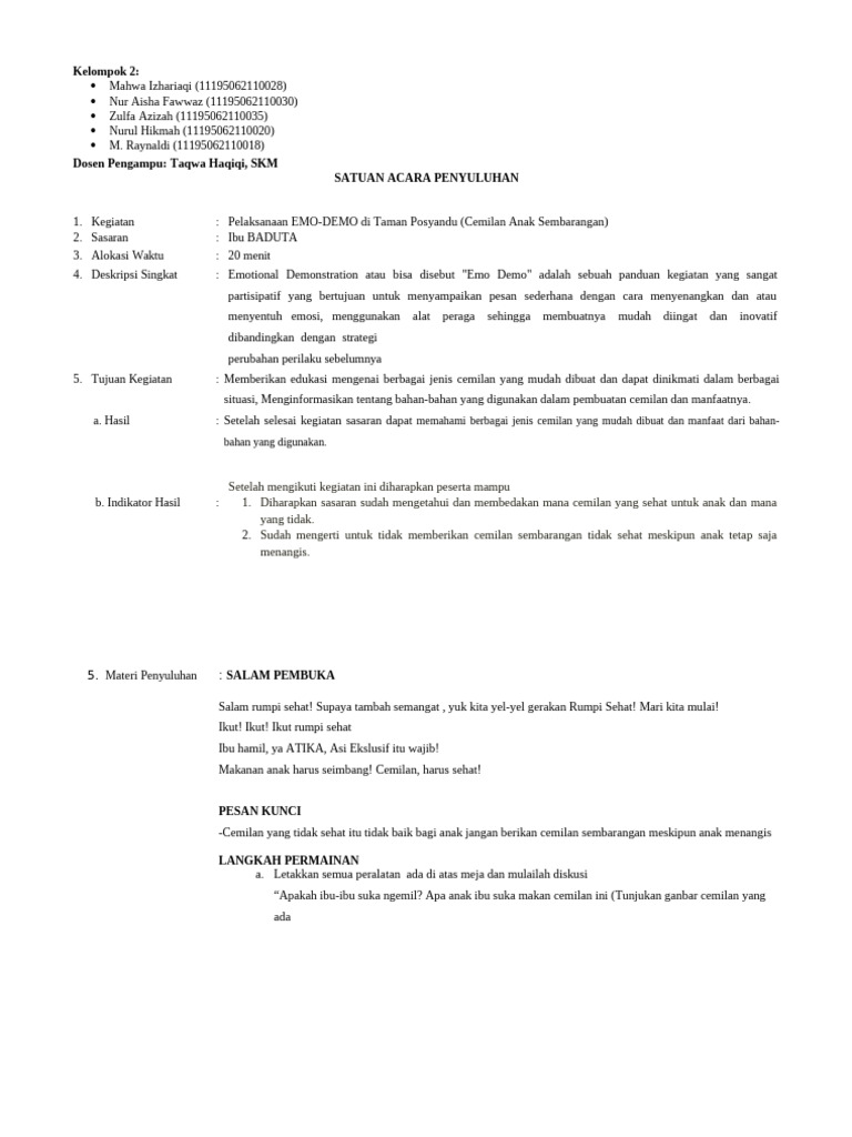 Kelompok 2 - EMOD-DEMO | PDF