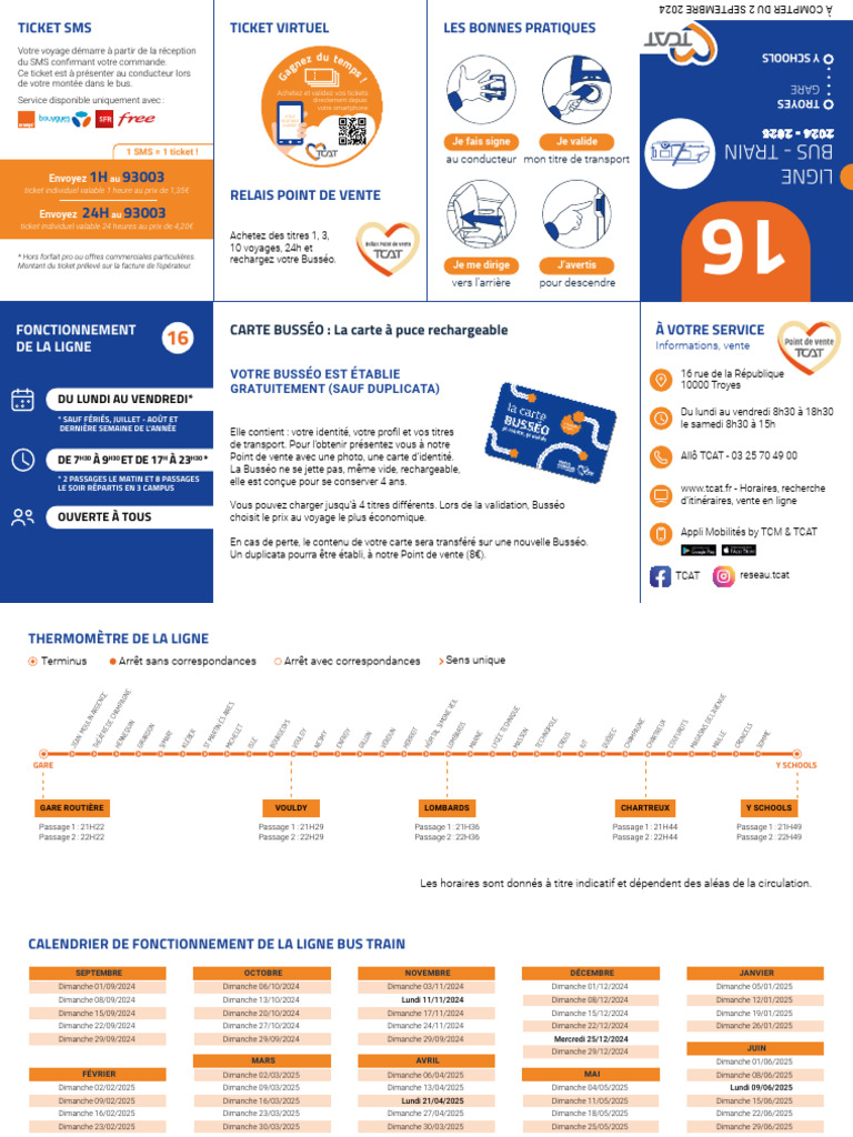 Depliant l16 Scolaire 2024 | PDF