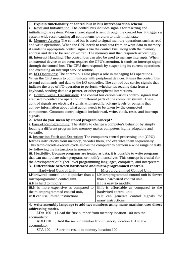 Computer System Architecture | PDF Computer System Architecture | PDF
