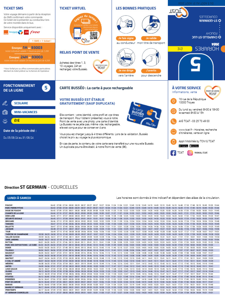 Depliant l5 Aout 2024 | PDF