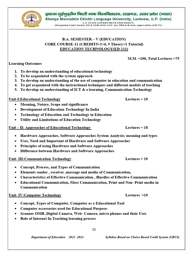 Education BA Third Year | PDF
