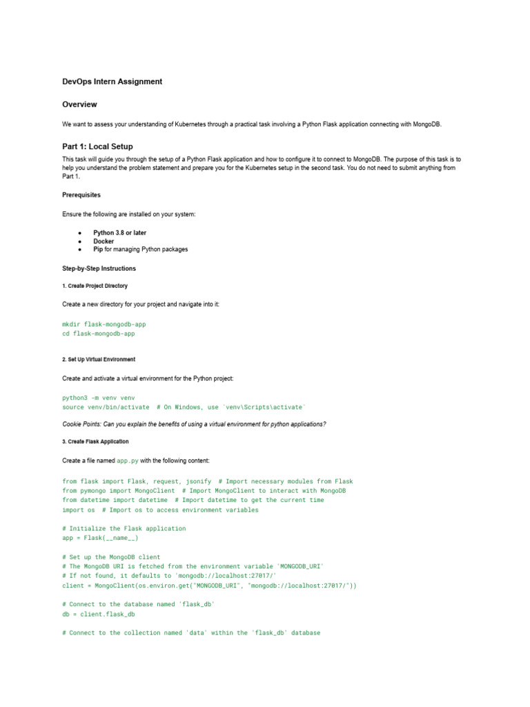 DevOps Intern Assignment | PDF