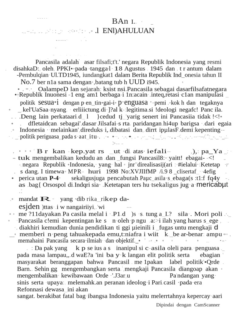 (Bab 1 Dan 2) Buku Panduan Pancasila 2016 | PDF