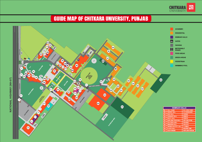 Guide Map - Chitkara Punjab | PDF