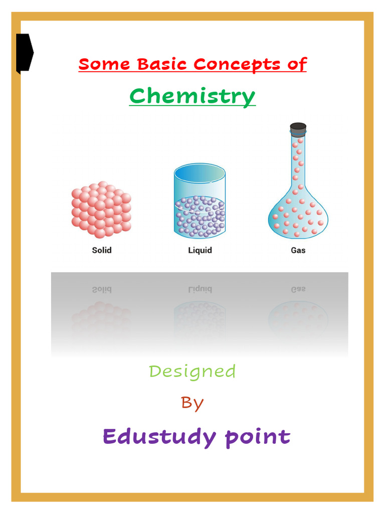 Basic Chemistry Concepts Explained | PDF | Mole (Unit) | Science ...