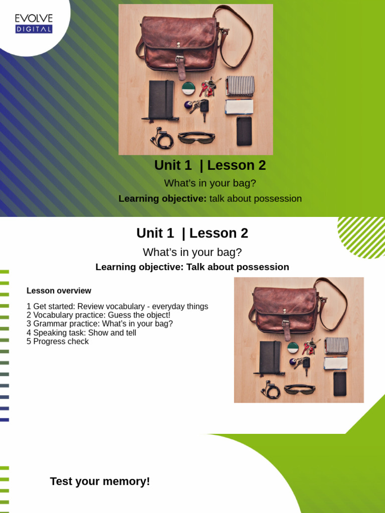 EvDg TC in U01 l02 Lesson | PDF