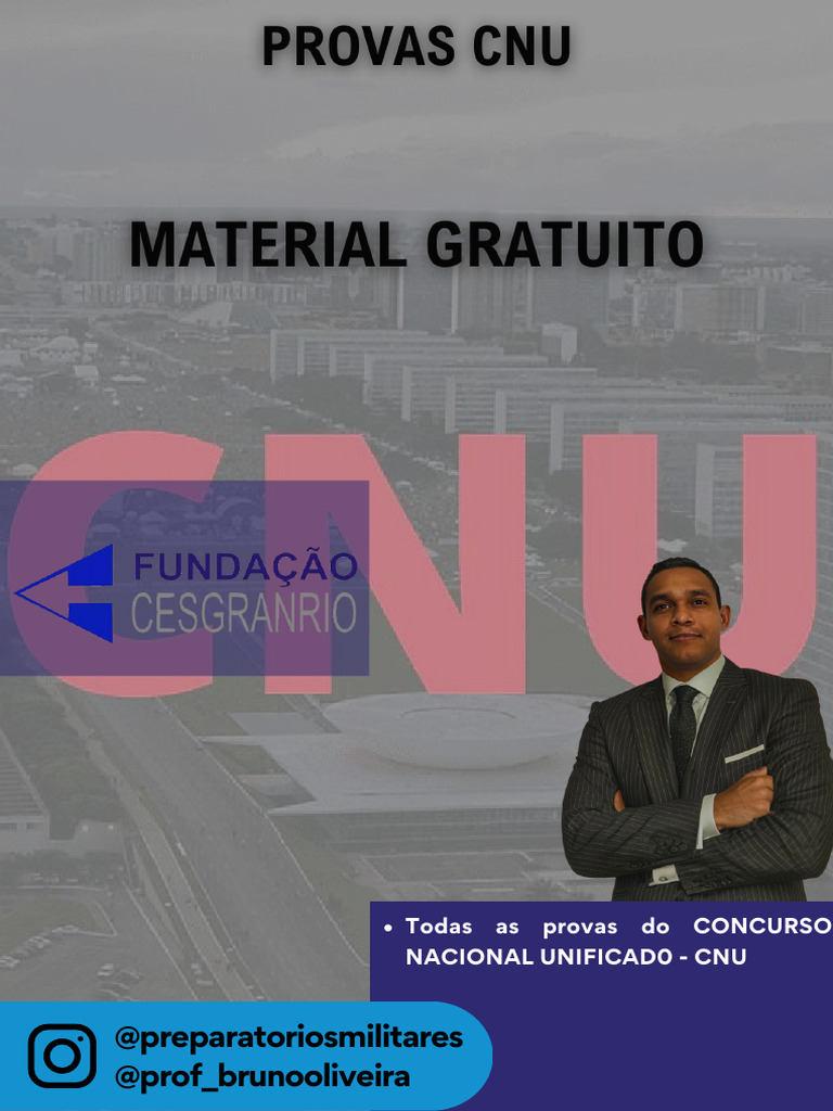Provas Cnu (Com Gabarito) | PDF