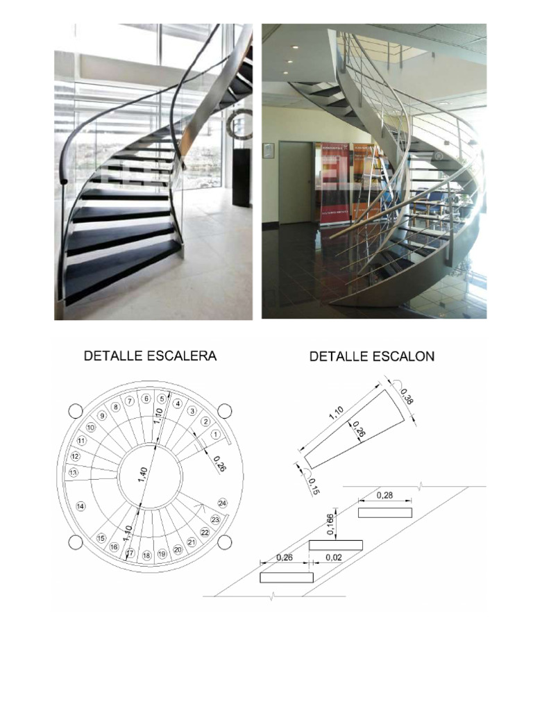 DETALLE ESCALERA | PDF