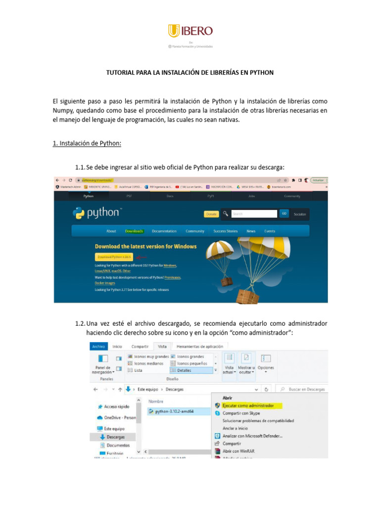 Guia Instalacion Python | PDF Guia Instalacion Python | PDF