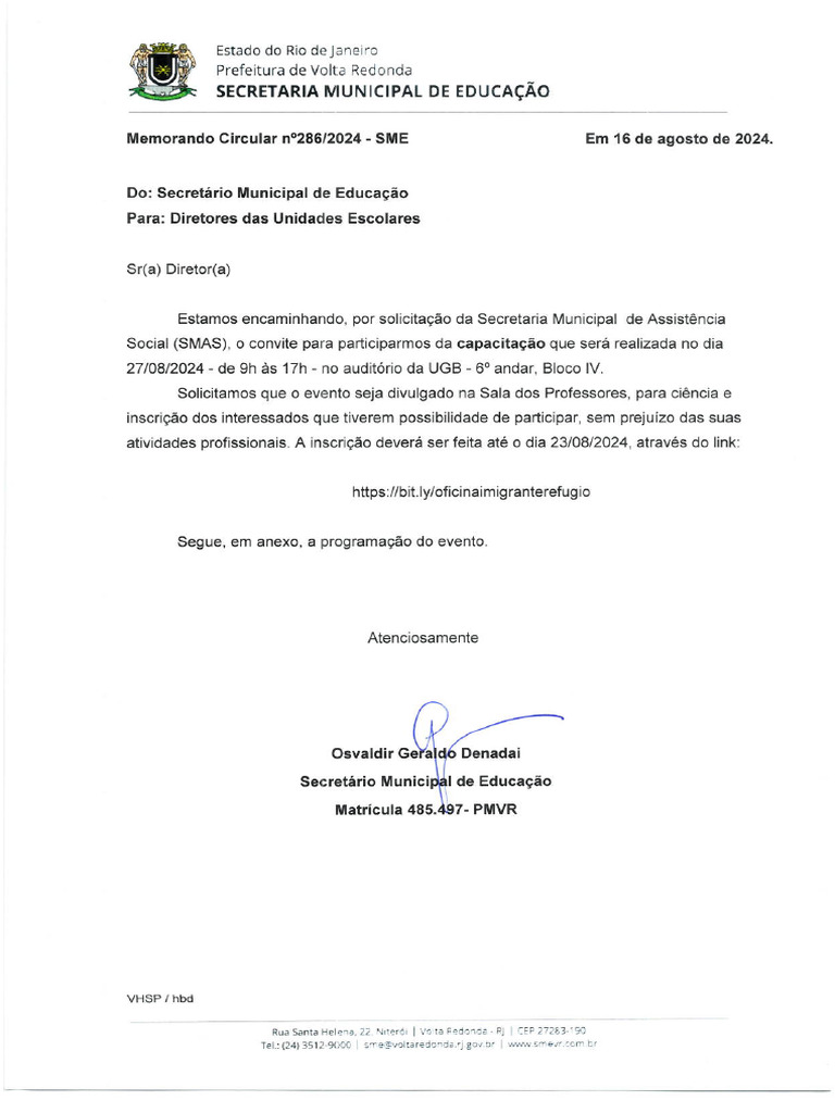 Memorando Circular - 286 - 2024 - Sme - para - Ues | PDF