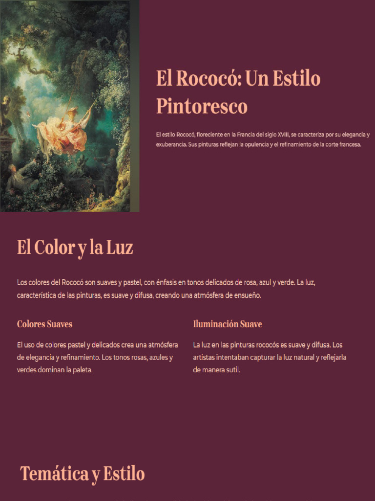 El Rococo Diego Gonzalez | PDF