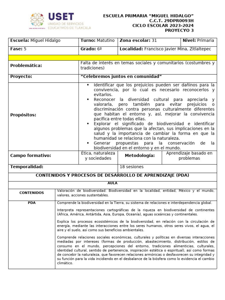 Celebremos la Diversidad Cultural | PDF | Biodiversidad | México