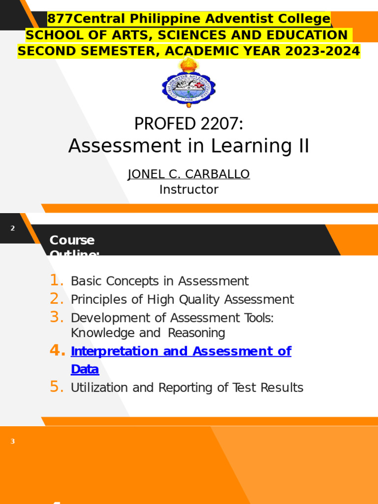 Analyzing Assessment Data in Education | PDF | Data | Learning