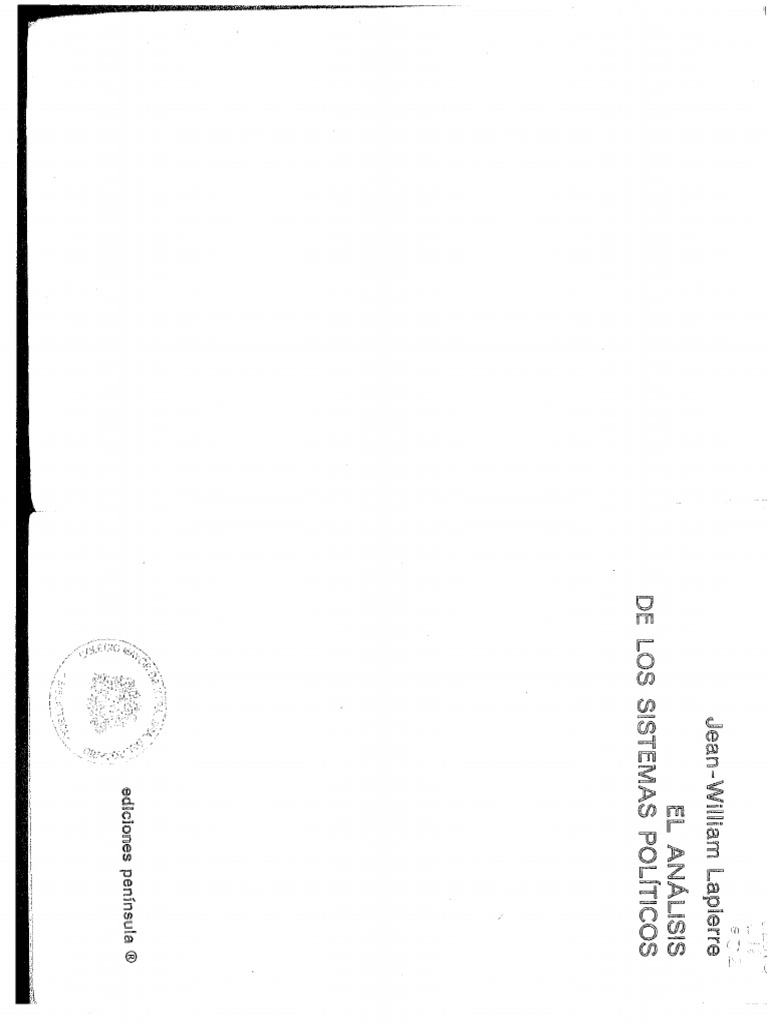 Jean William Lapierre El Anã¡lisis de Los SP | PDF