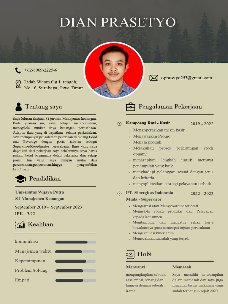 CV Dian Prasetyo 2 | PDF