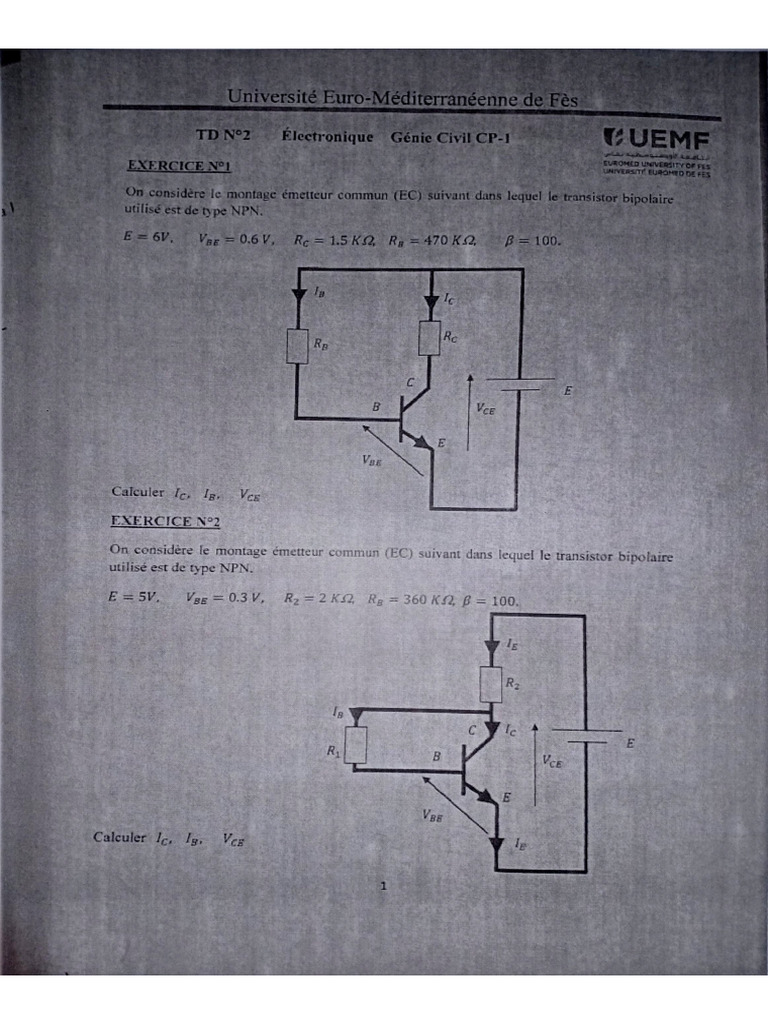 TD2+ Sol Électronique | PDF