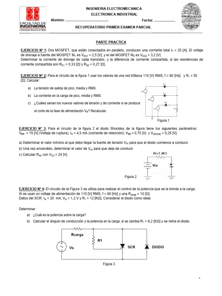 Recuperatorio Primer Examen Parcial - Ei - 2020 | PDF
