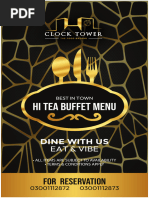 Hi Tea Menu Updated | PDF