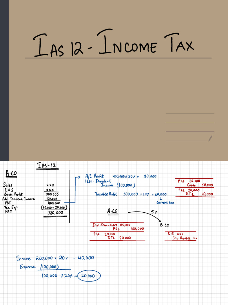 Ias 12 | PDF
