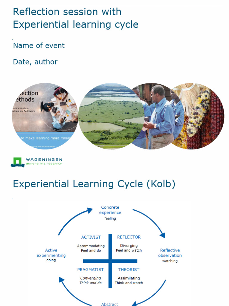 Reflection With Experiential Learning Cycle | PDF