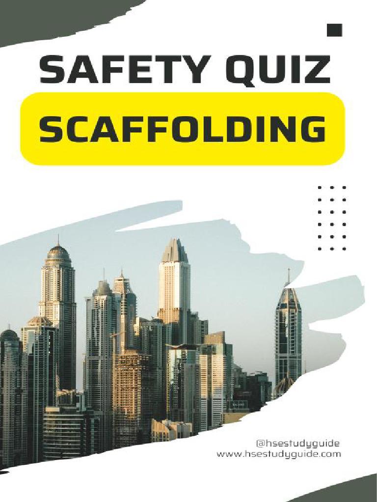 Scaffold Safety Quiz Ok | PDF