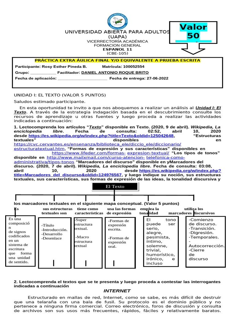Practica Final Rossy | PDF