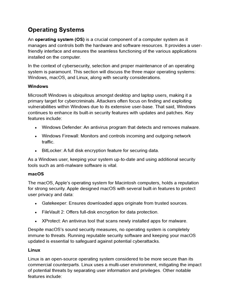 2-Operating Systems | PDF