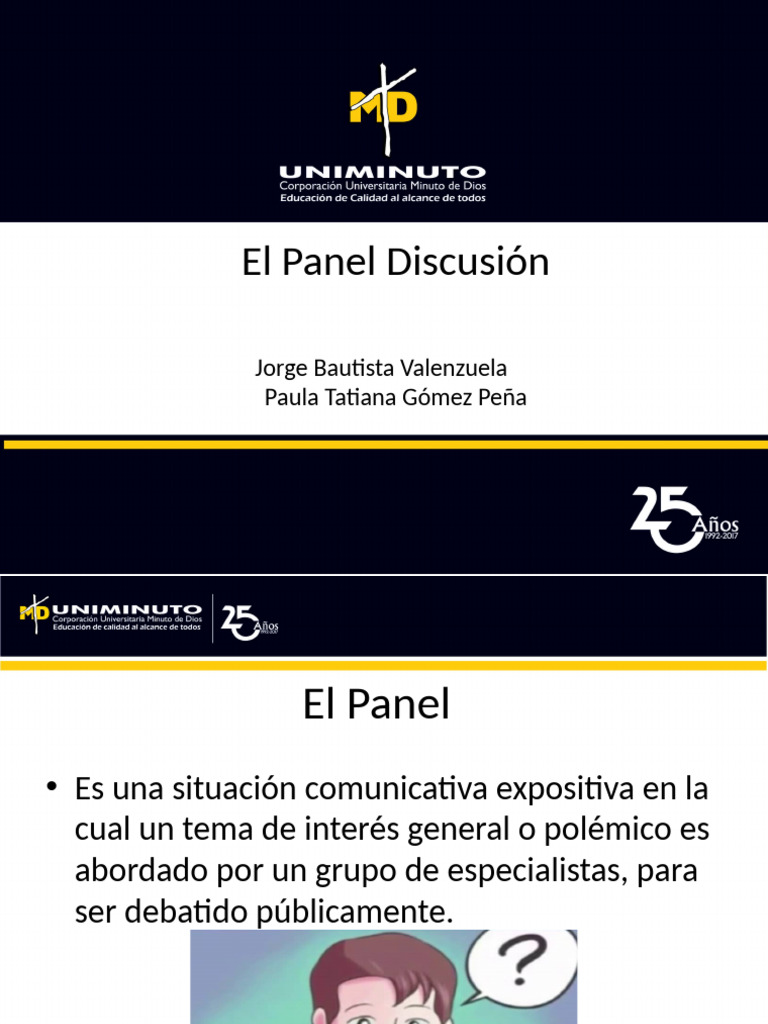 Panel de Discusión | PDF