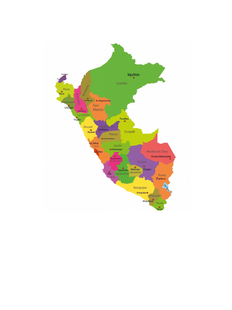 Mapa Del Perú | PDF