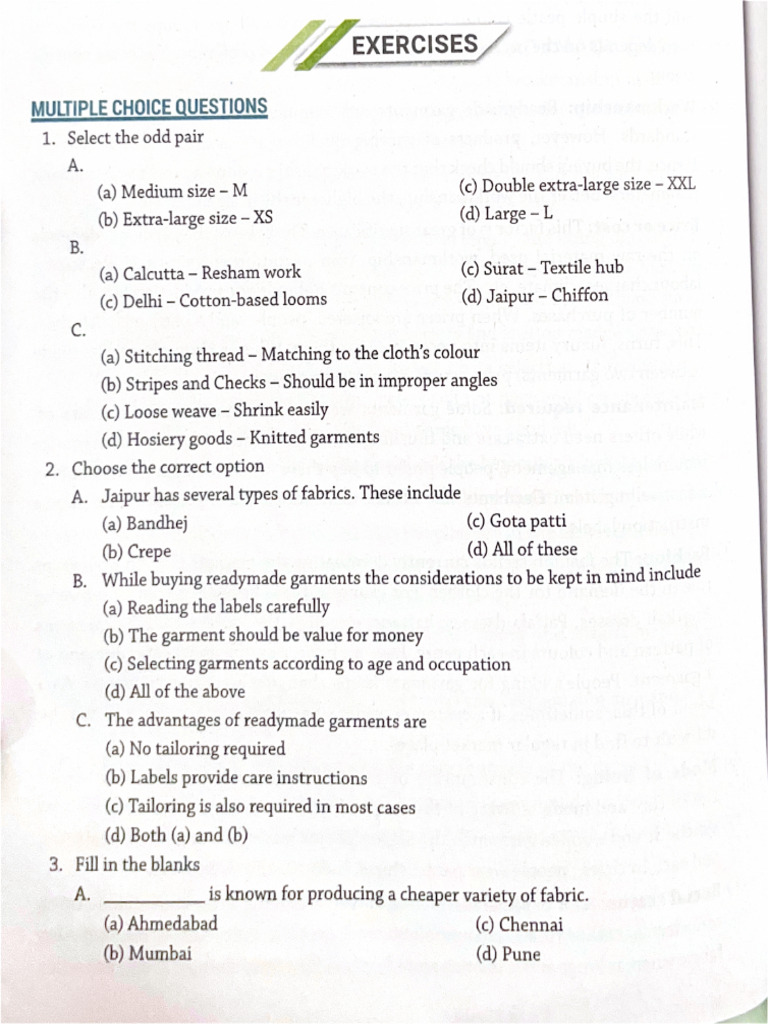 Selection of Readymade Garments | PDF