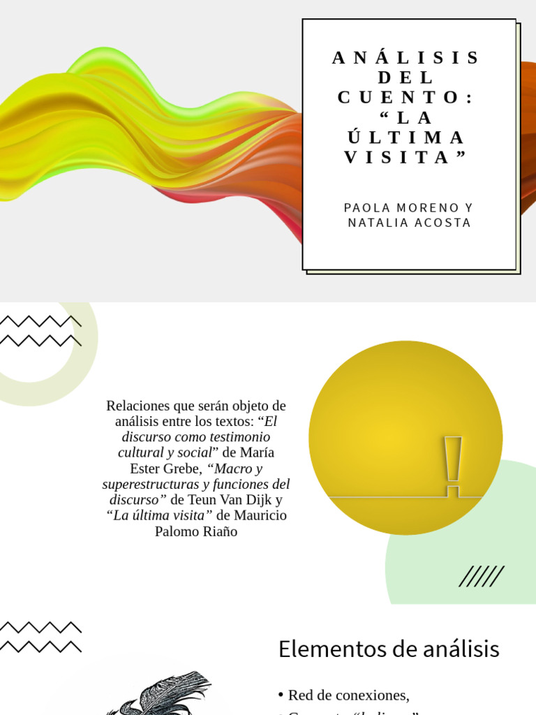 Análisis del cuento "La última visita" | PDF | Ficción general