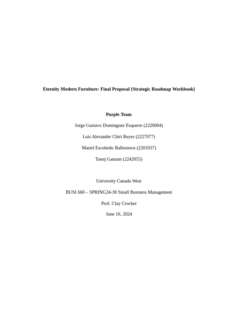 Final Report SBM | PDF