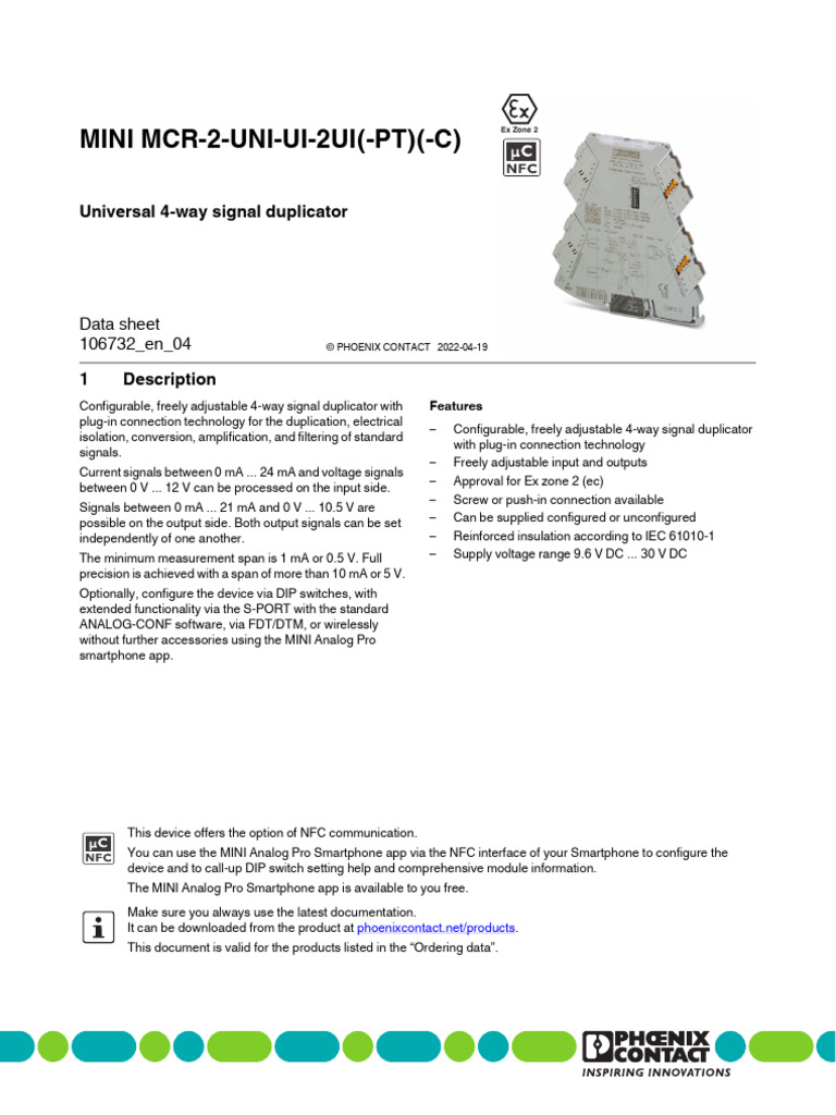 DB en Mini MCR 2 Uni Ui 2ui PT C 106732 en 04 | PDF