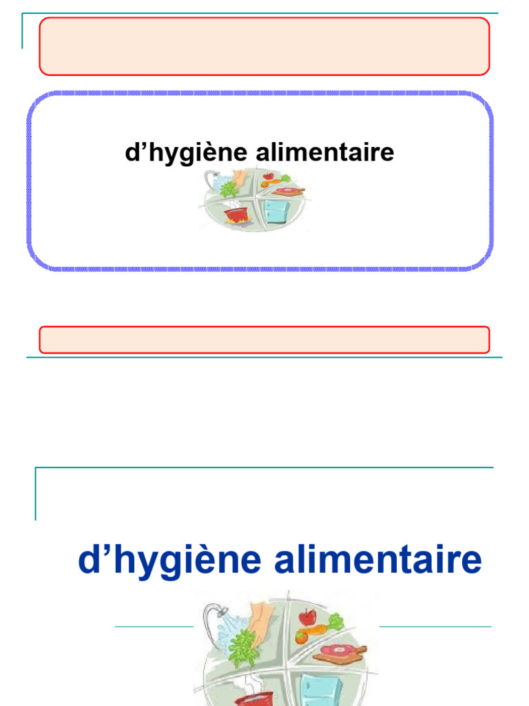 Cours Hygiène Et Code Dhygiène Alimentaire-MQIA 2023-Chp 3-4 | PDF