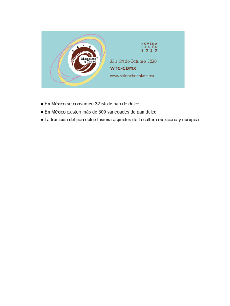 Bol. 2 Pan Dulce Mexicano | PDF