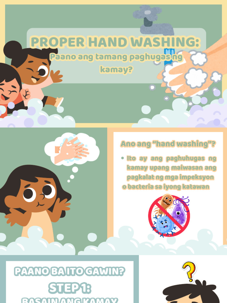 Paano Ba Maghugas NG Kamay? | PDF