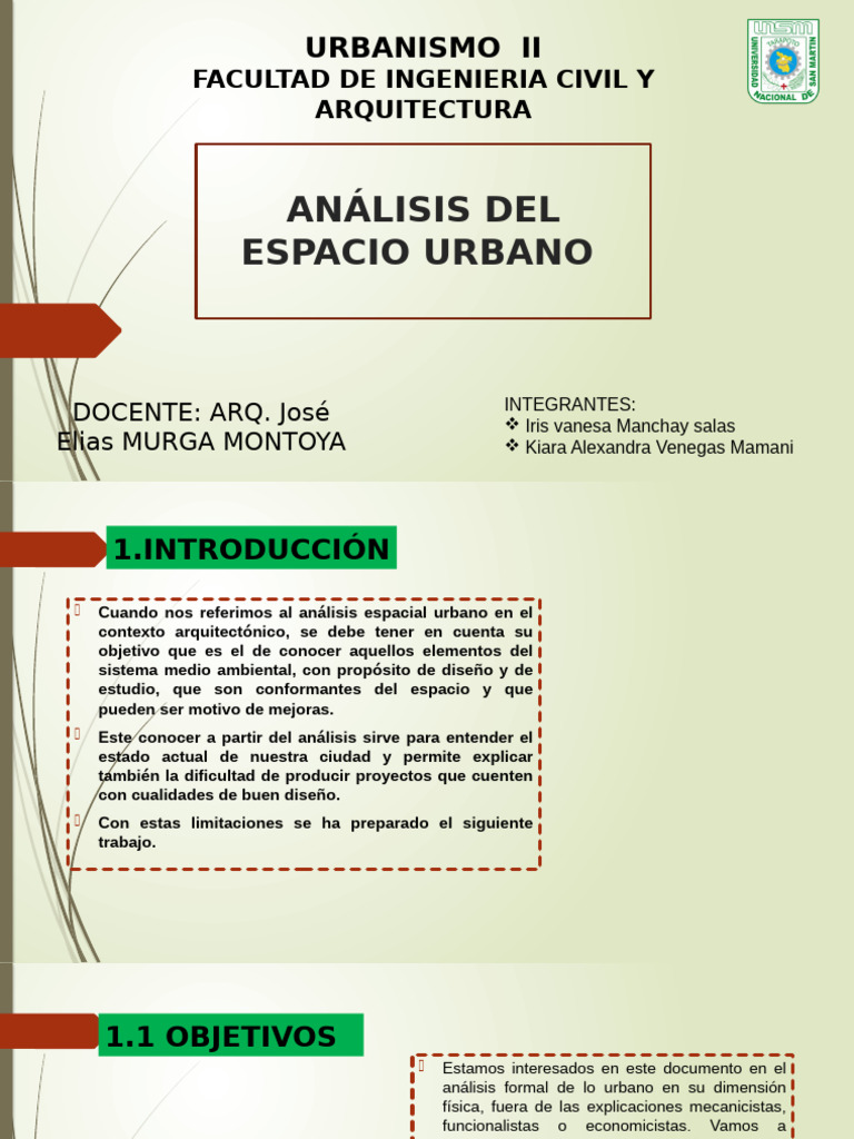Análisis Del Espacio Urbano | PDF