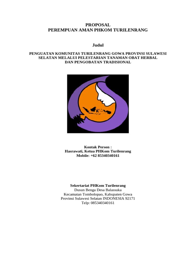Proposal Phkom Turilenrang | PDF
