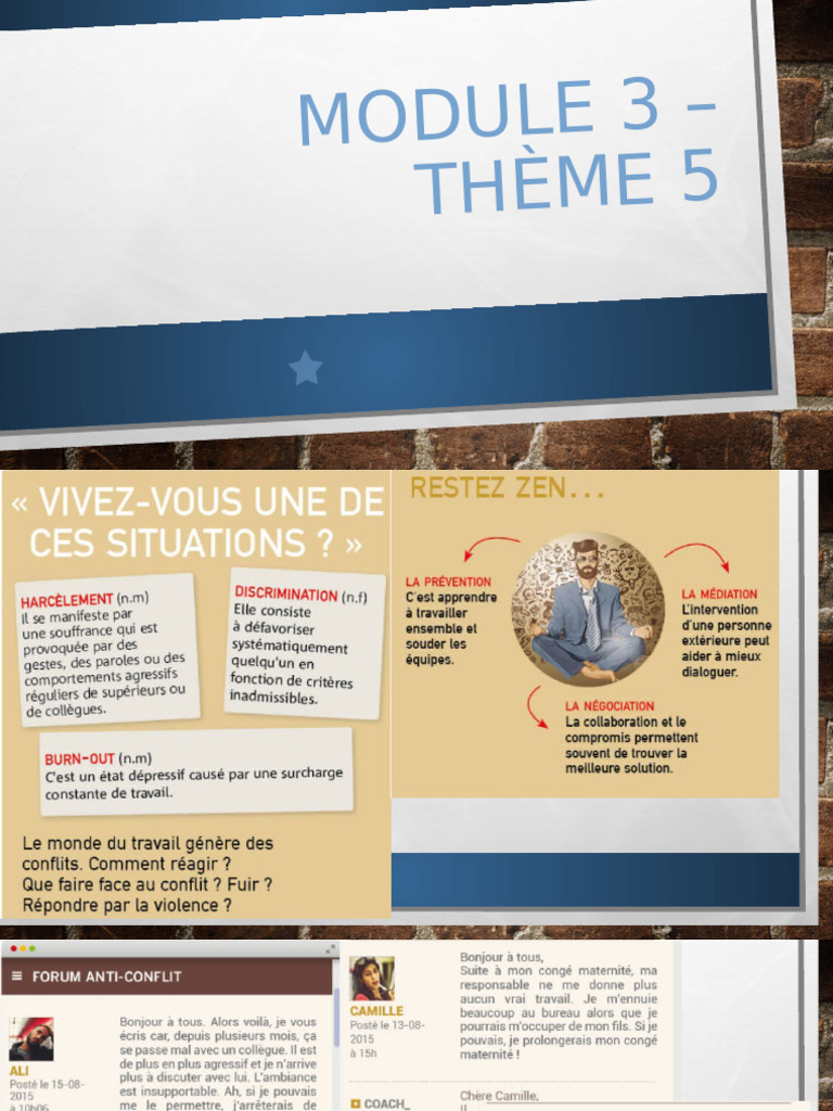 Module 3 - Thème 5 | PDF