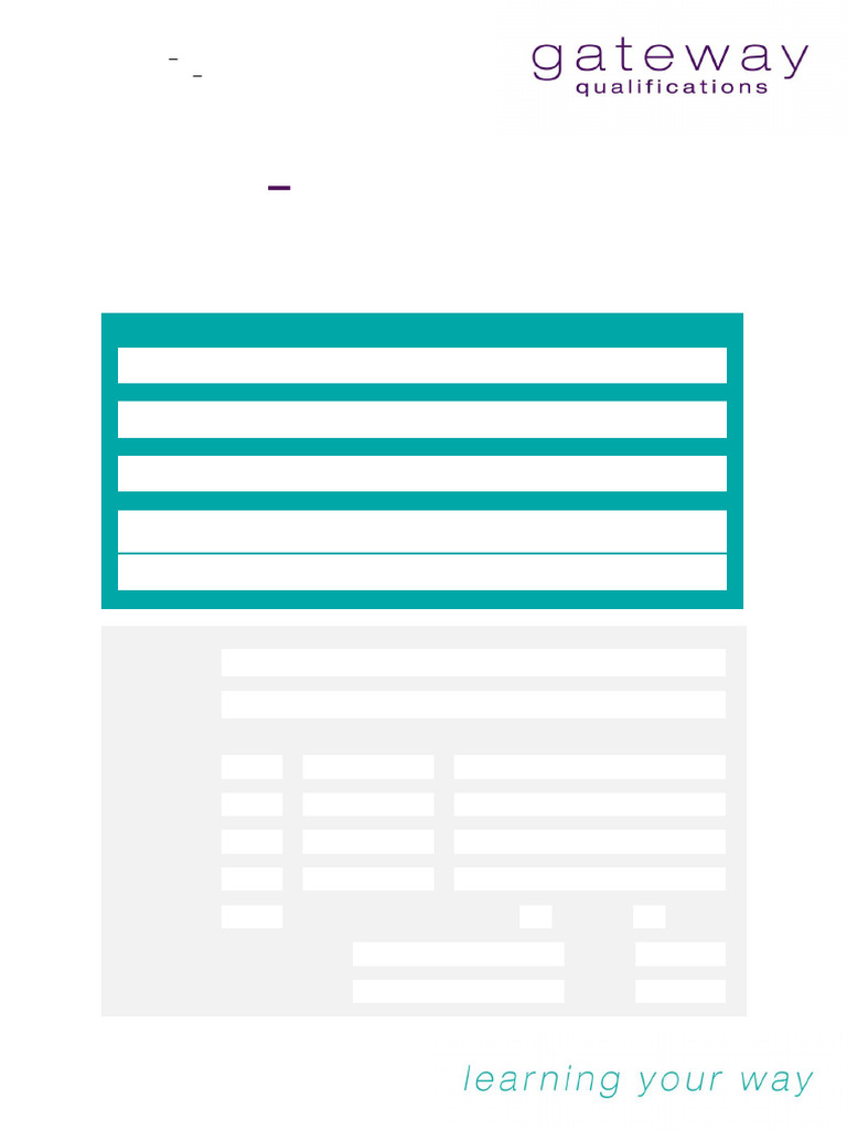 ESOL Reading E1 Sample 1 Paper | PDF