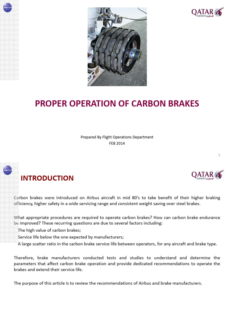 Carbon Brake Presentation - v2 | PDF