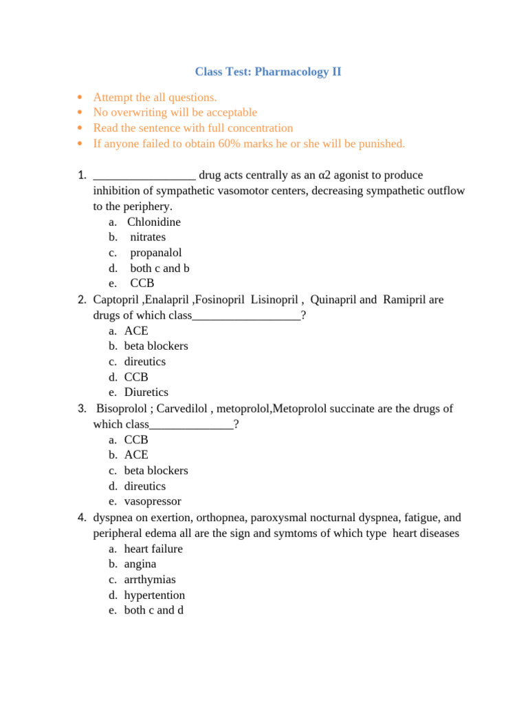 Pharma Test | PDF