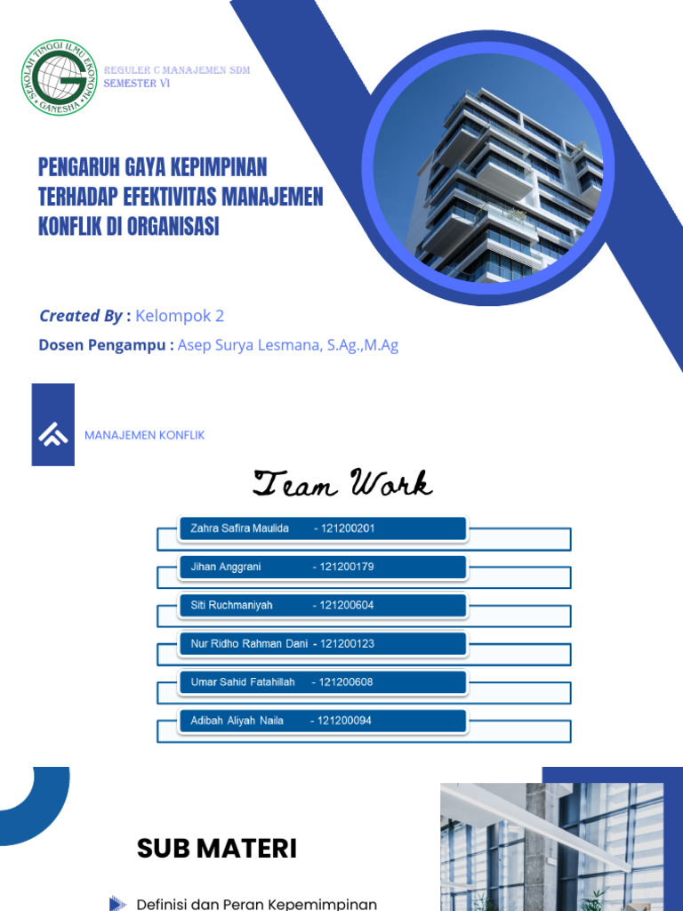 Kel. 2 MNJ Konflik-2 | PDF