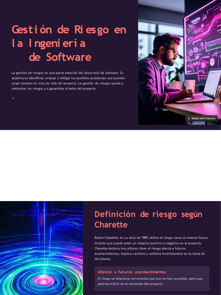Gestion de Riesgo en La Ingenieria de Software | PDF