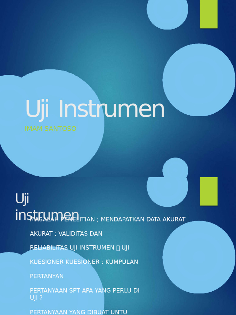 12-UJI INSTRUMEN Validitasi Compre | PDF
