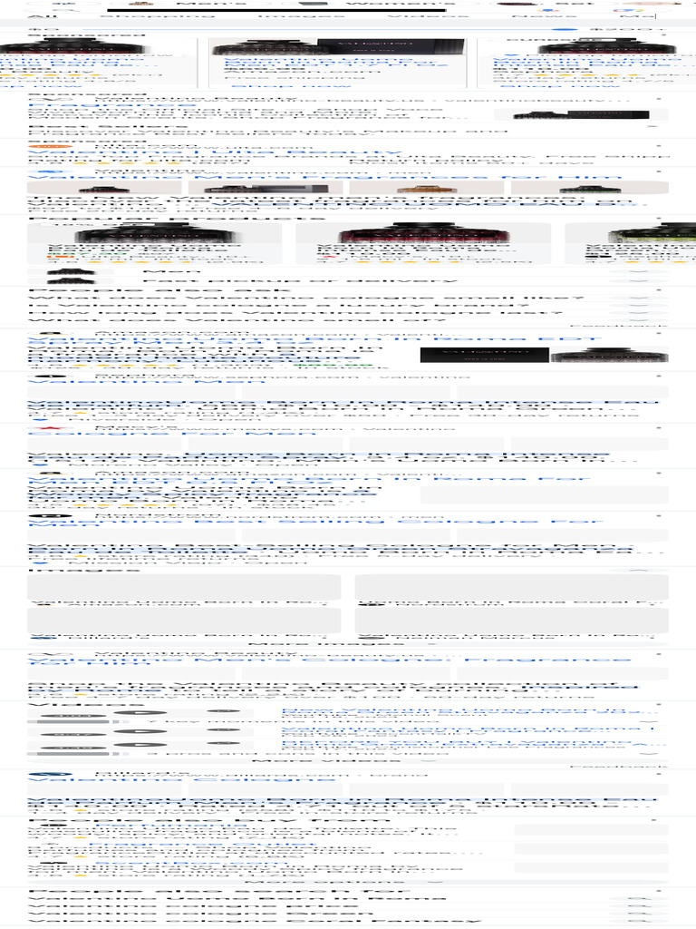 Valentino Cologne - Google Search | PDF