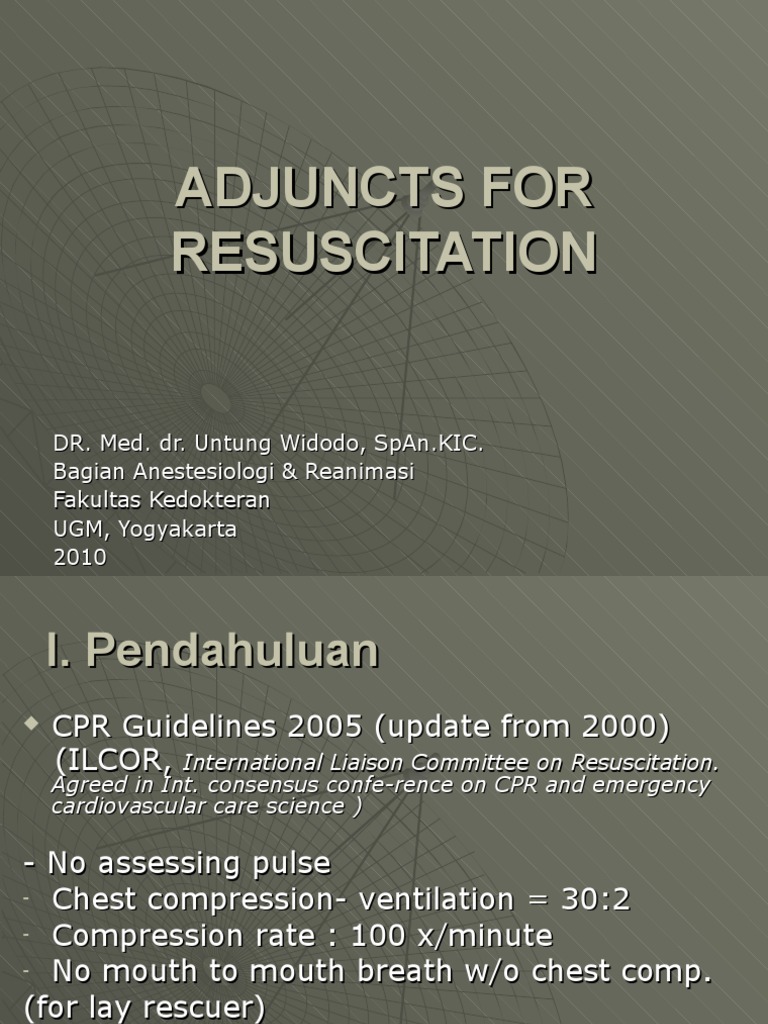 CPR Adjunct Devices Overview | PDF