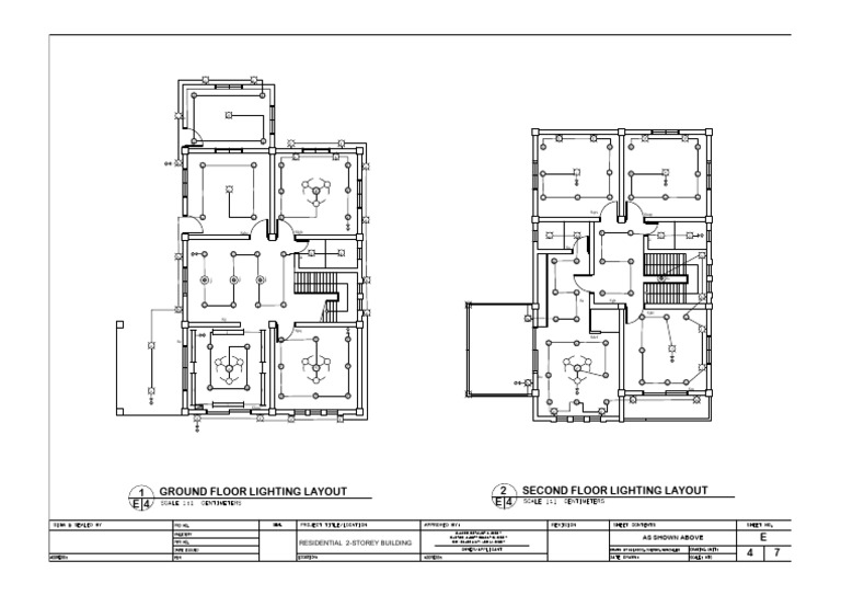 4 LIGHTING LAYOUT-Model | PDF