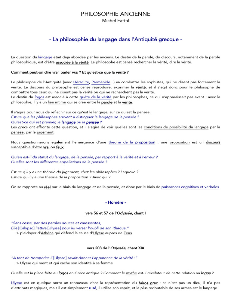 Philosophie Ancienne Résum& | PDF
